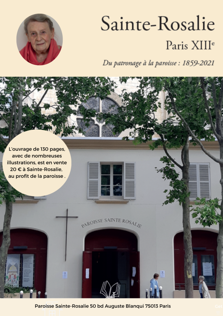 Histoire de notre paroisse – Sainte-Rosalie